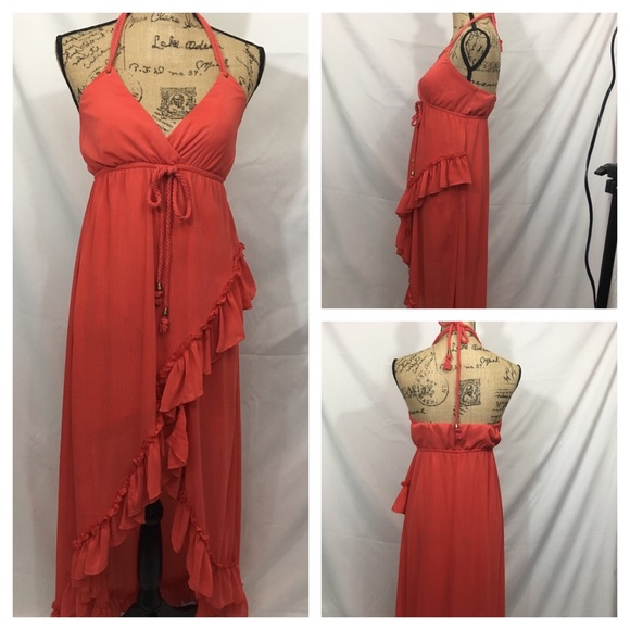 2B Bebe | Dresses | 2b Bebe Asymmetrical Maxi Dress | Poshmark